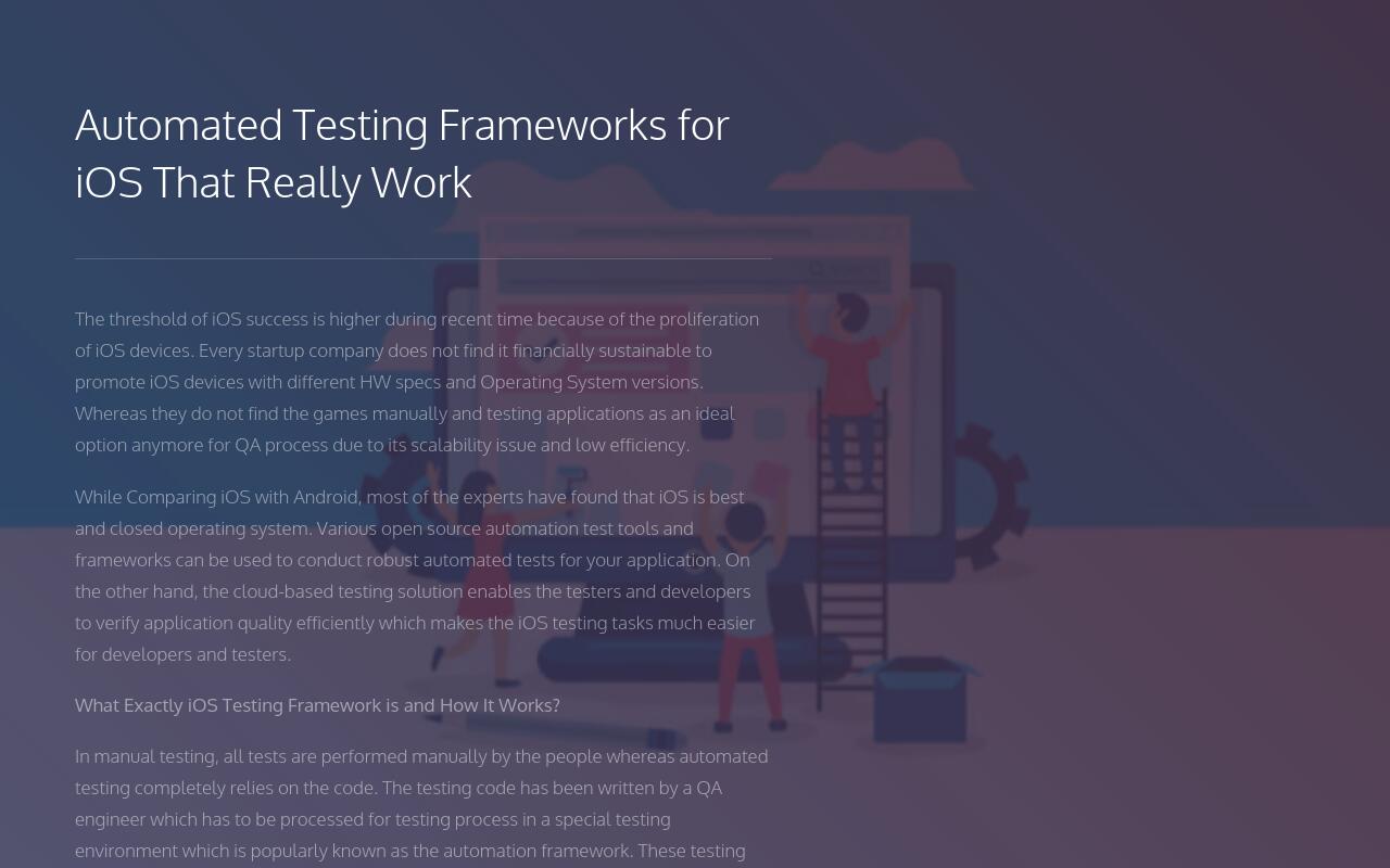 Automated Testing Frameworks for iOS That Really Work